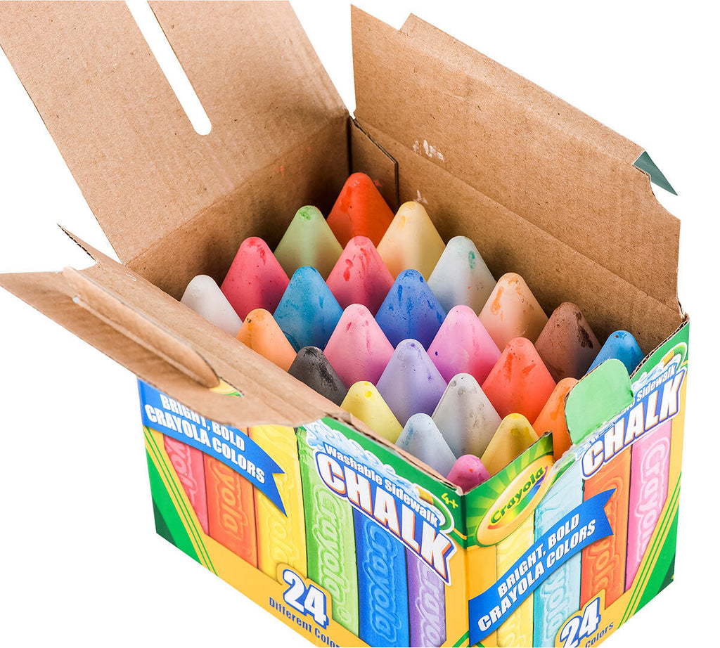 Crayola Sidewalk Chalk, 24 Pack